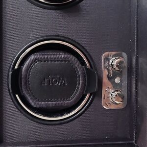 WOLF | Accessories | Wolf Heritage Double Winder With Glass Cover Black ...
